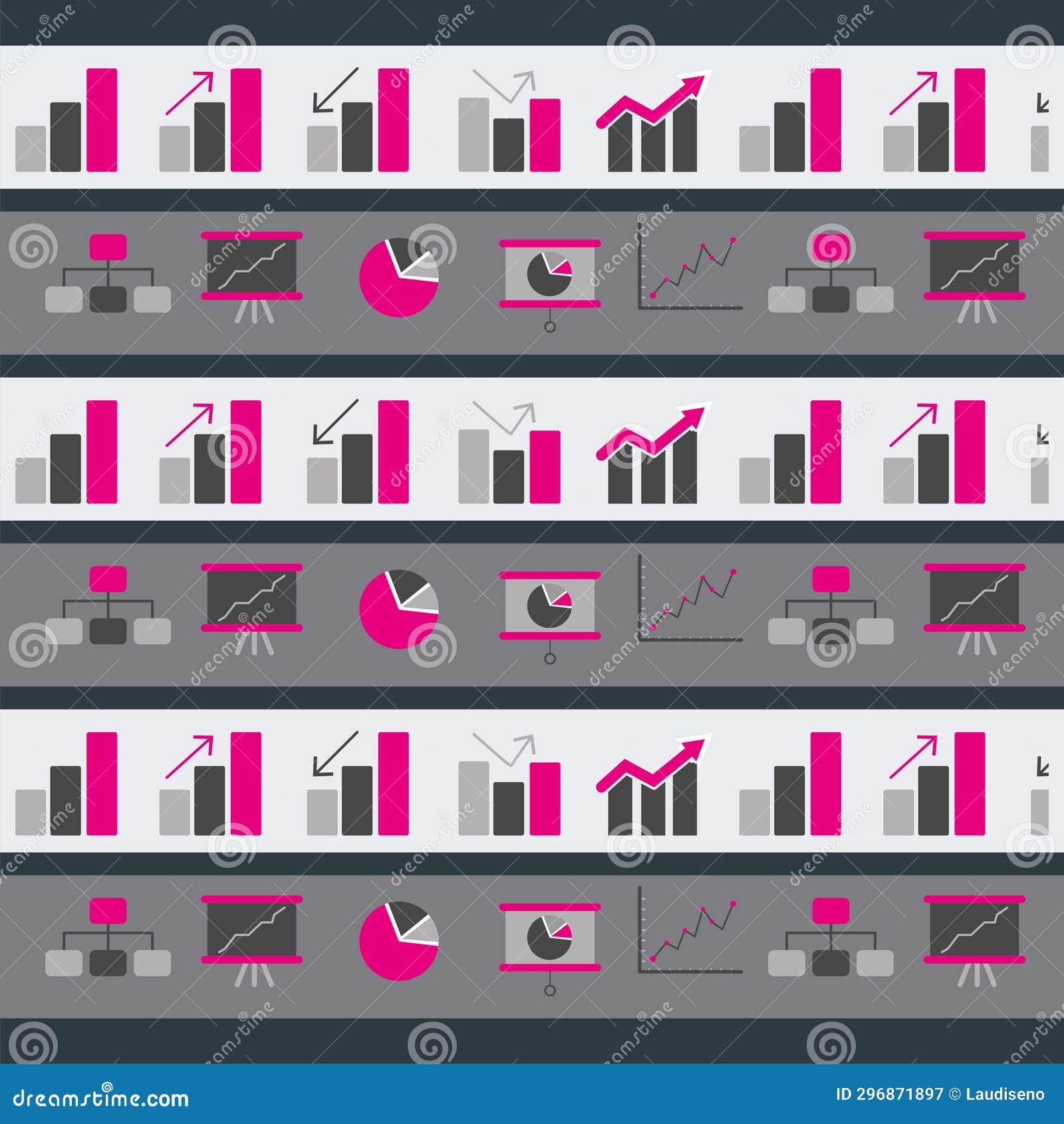 Office Icons Seamless Pattern Background Vector Stock Vector ...