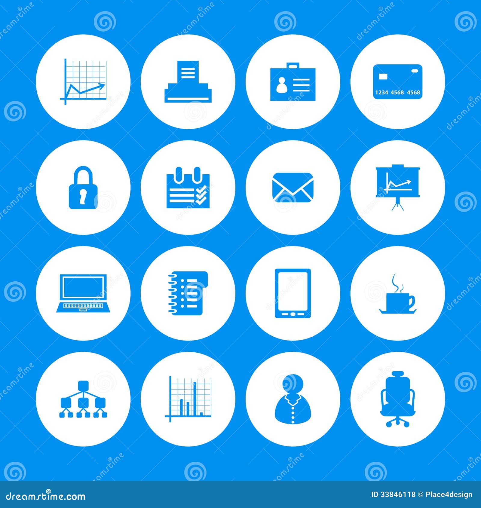 Office icons stock vector. Illustration of icon, infographic - 33846118