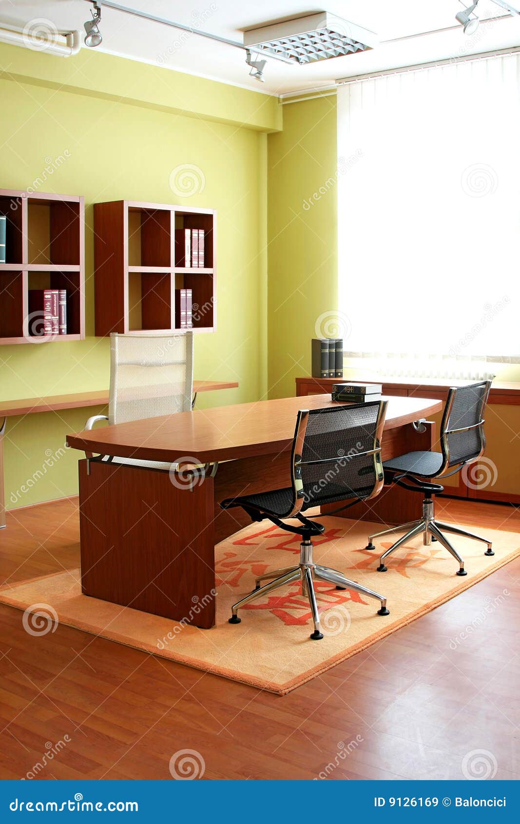 Office inside stock image. Image of chairs, style, carpet - 9126169