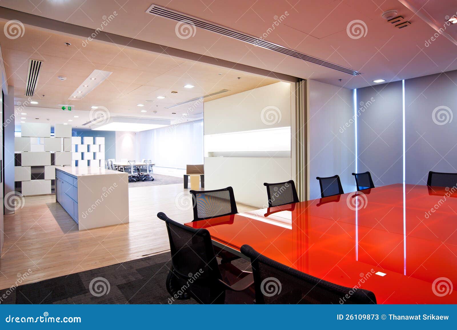 Office interior stock image. Image of objects, desk, room - 26109873