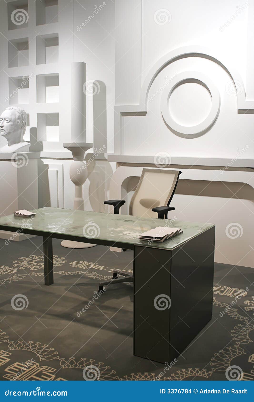Office interior with table stock photo. Image of home - 3376784