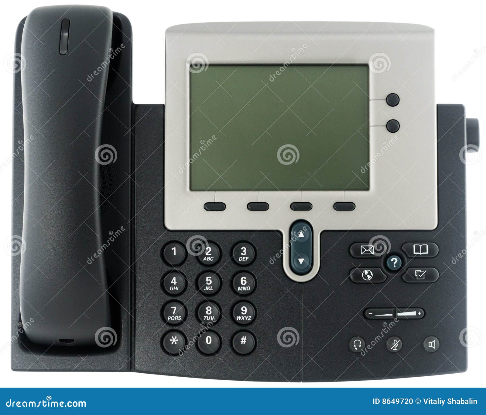Office IP telephone stock photo. Image of design, desktop - 8649720