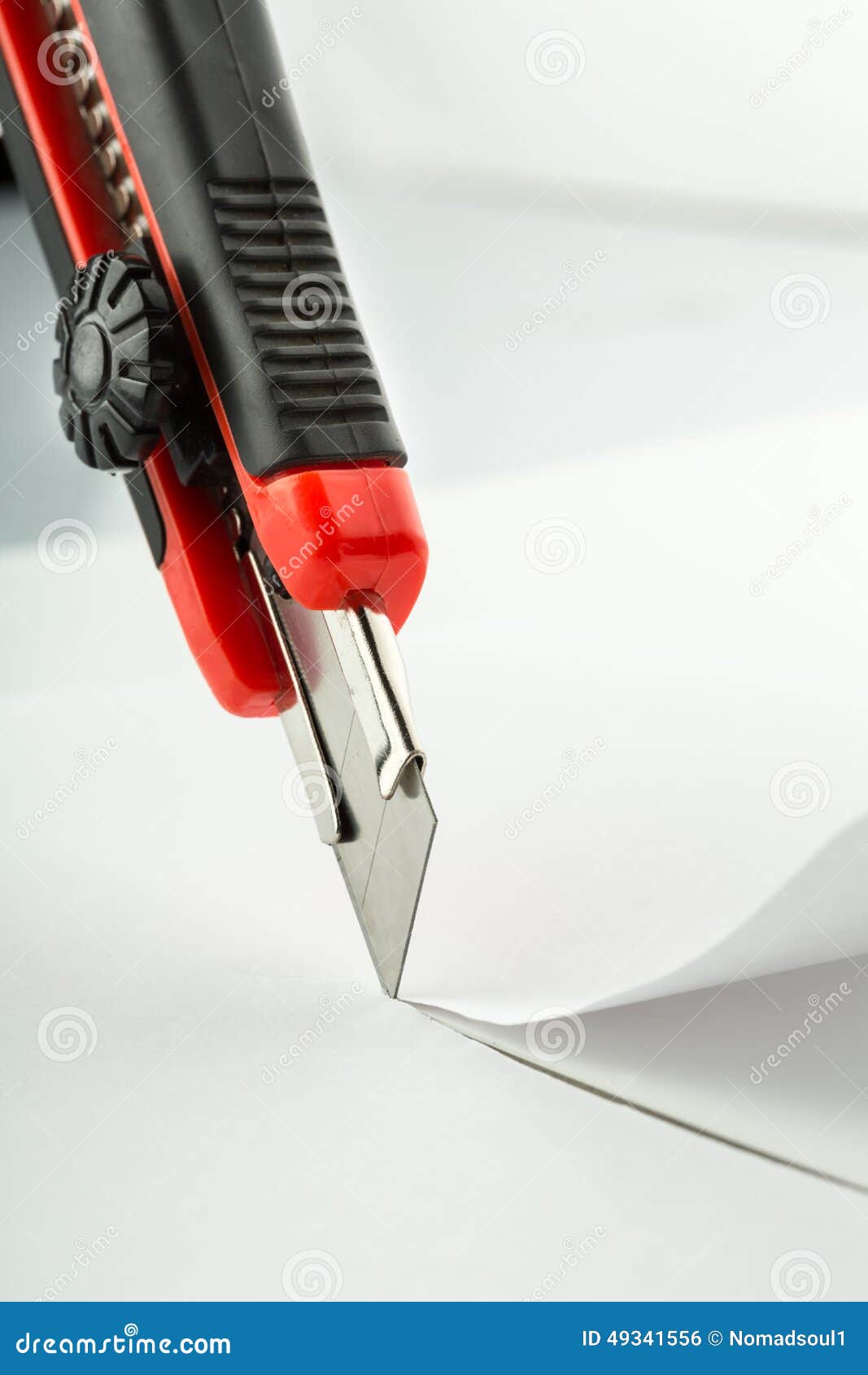 Office knife stock photo. Image of object, paperclip - 49341556