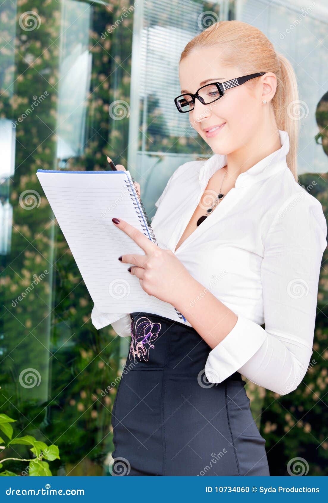 Office lady stock photo. Image of confident, female, associate - 10734060