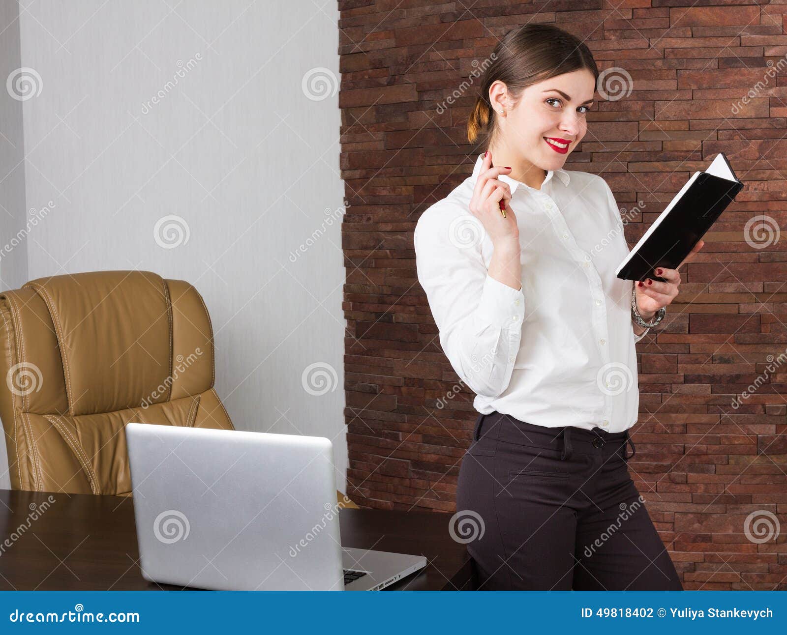 Office lady stock photo. Image of tail, finance, lady - 49818402