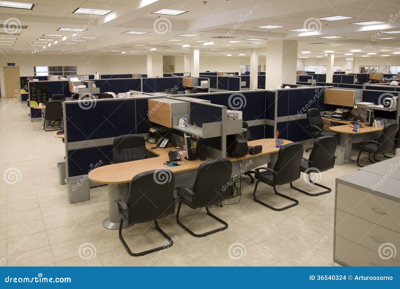 Office stock photo. Image of area, office, indoor, empty - 36540324