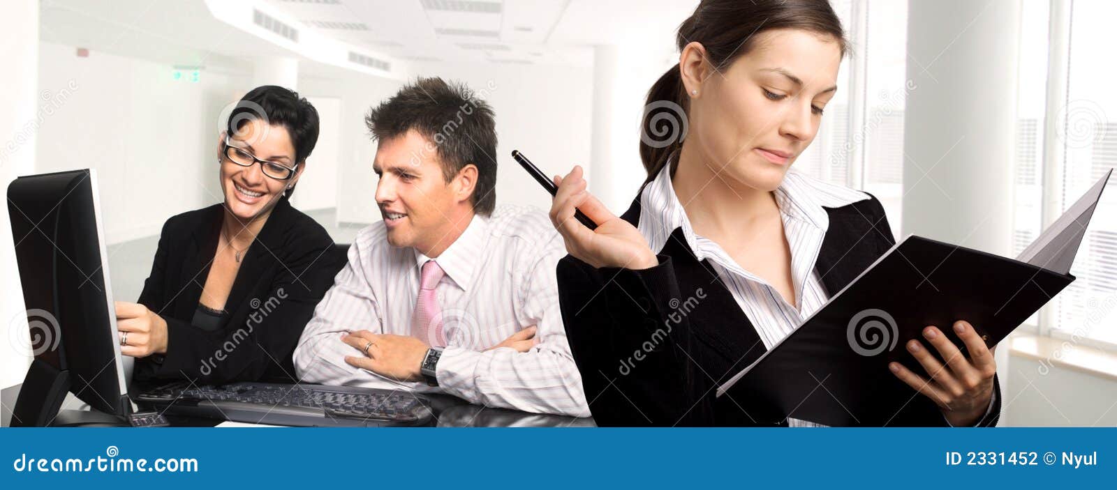 Office life stock photo. Image of corporate, group, colleagues - 2331452