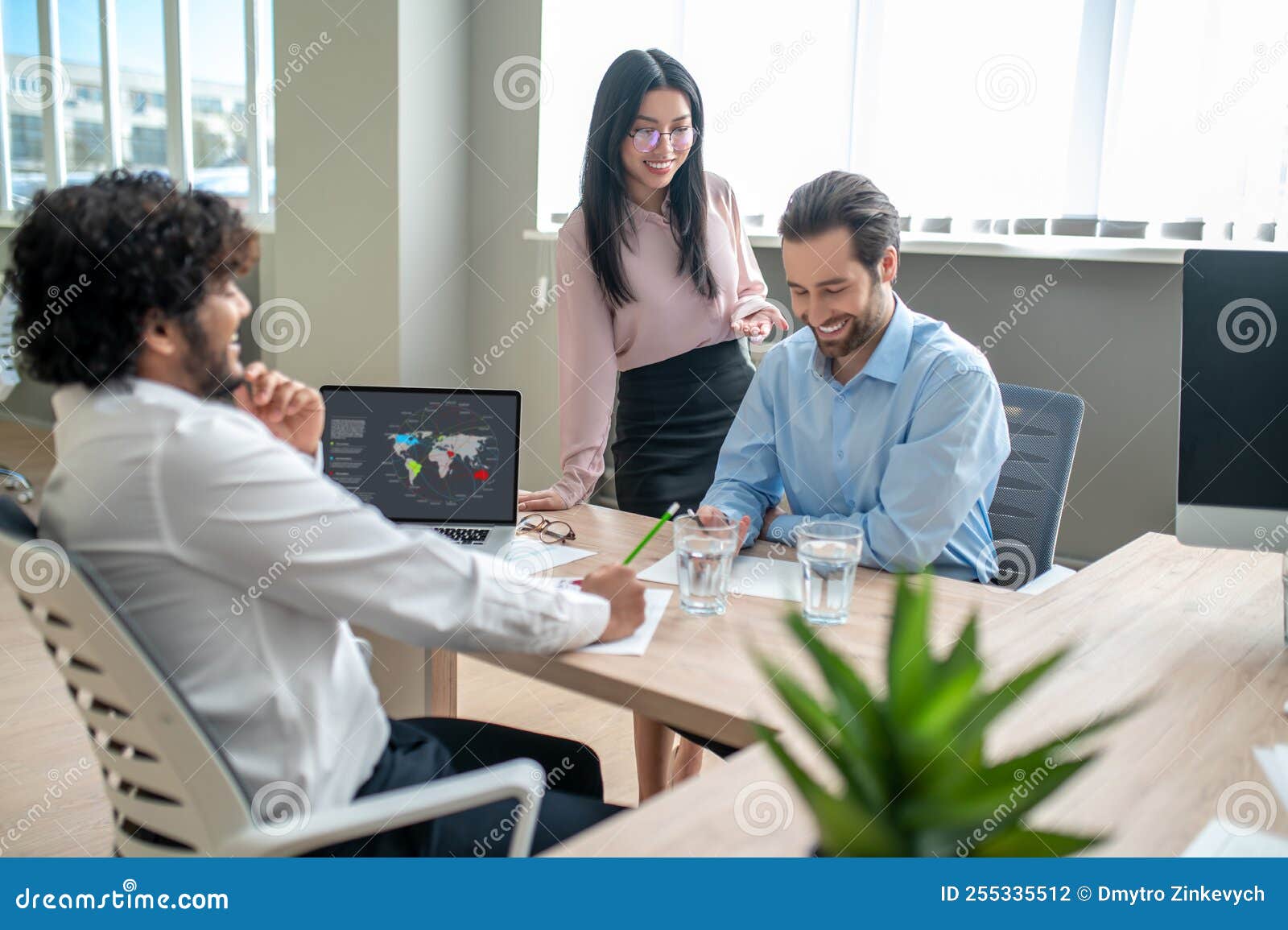 Team of Professionals Working Together in the Office Stock Photo ...