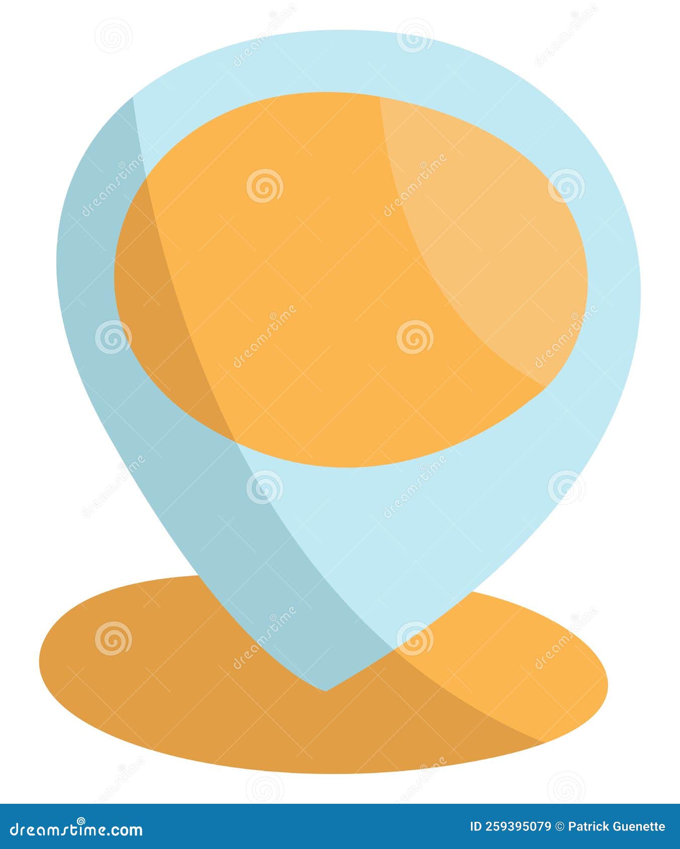 Office location, icon stock vector. Illustration of design - 259395079