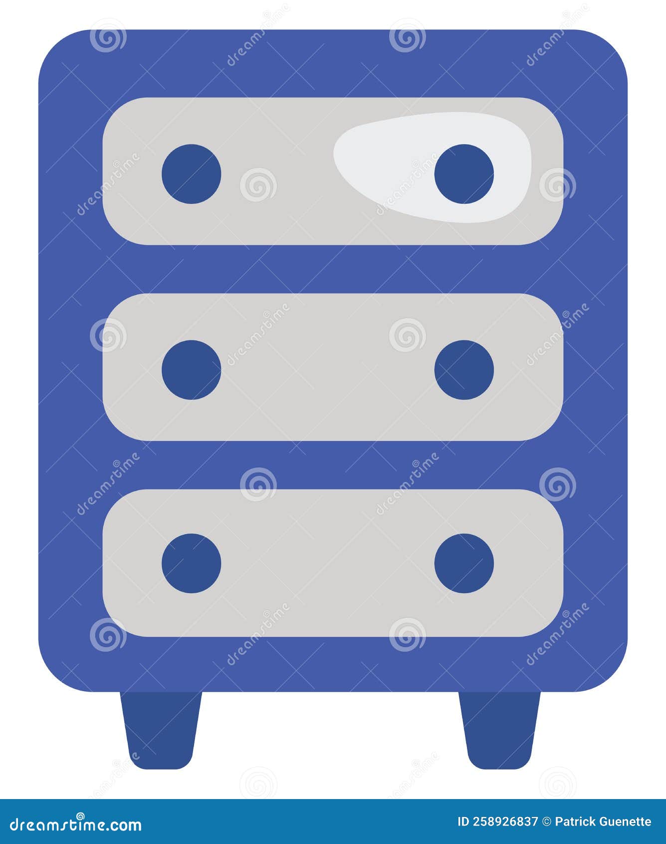 Office locker , icon stock vector. Illustration of cupboard - 258926837