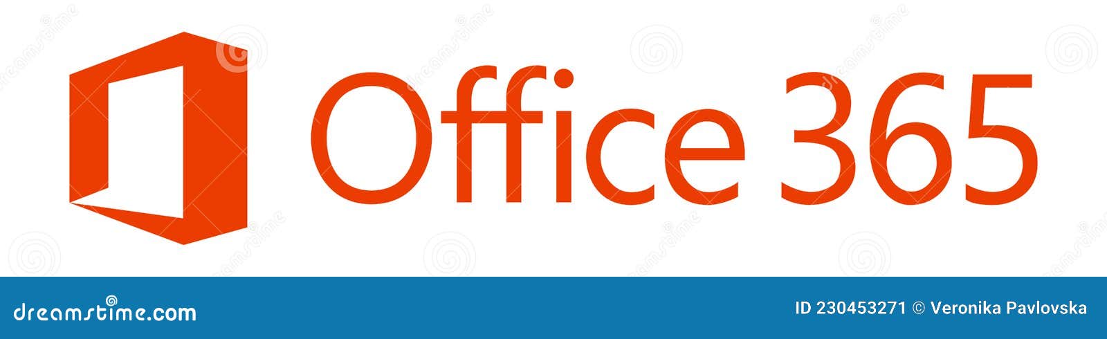 Office 365 Logo Of Black Color. Vector Office 365 Logo On An Isolated ...