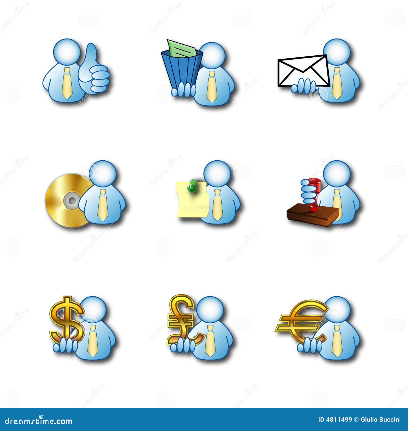 Office man activities 4 stock illustration. Illustration of metaphor ...