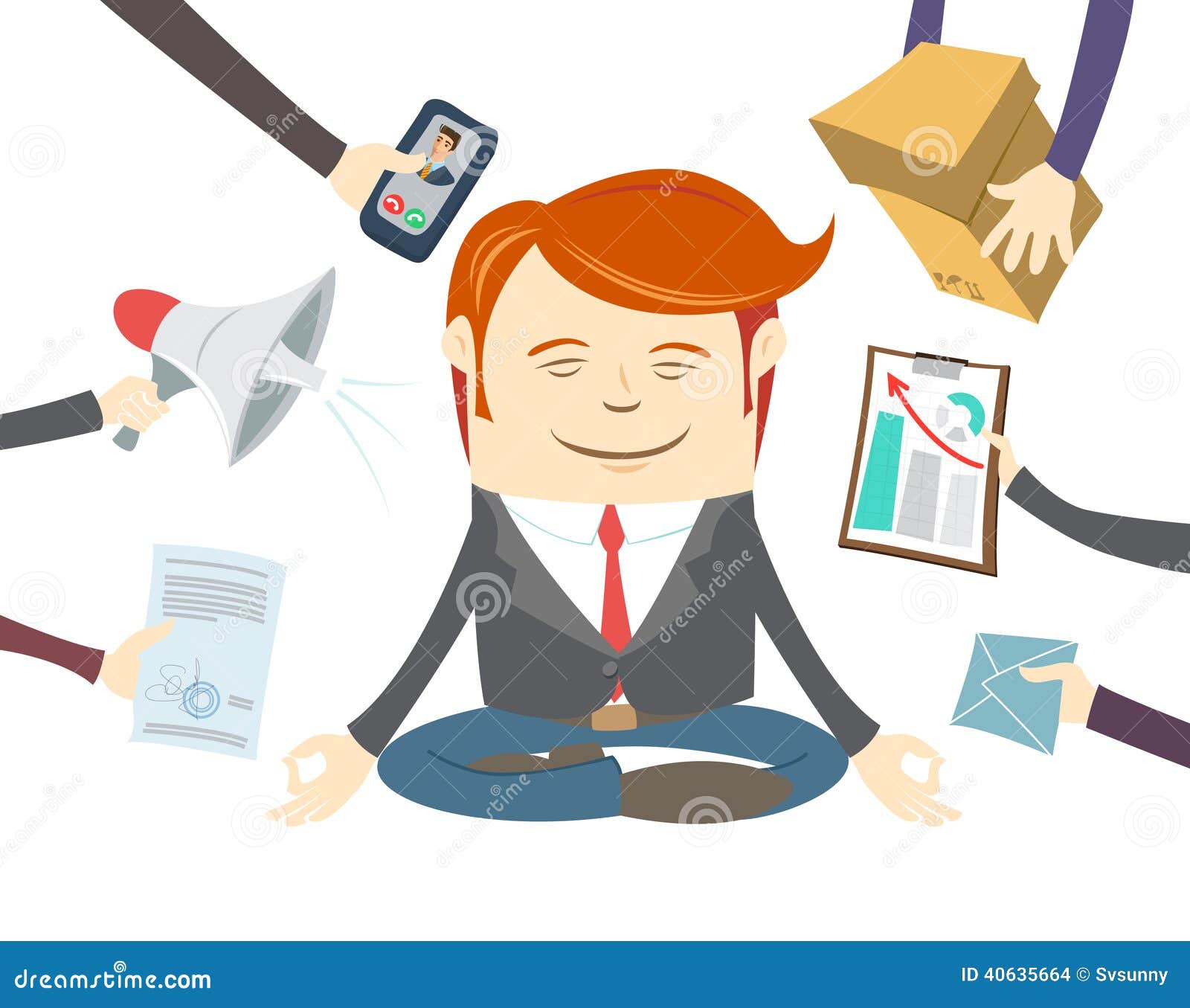 Workday In Office Cartoon Vector | CartoonDealer.com #87883397