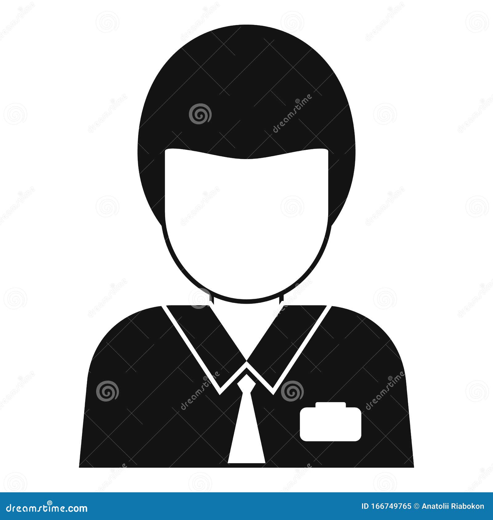 Office Manager Icon, Simple Style Stock Vector - Illustration of ...