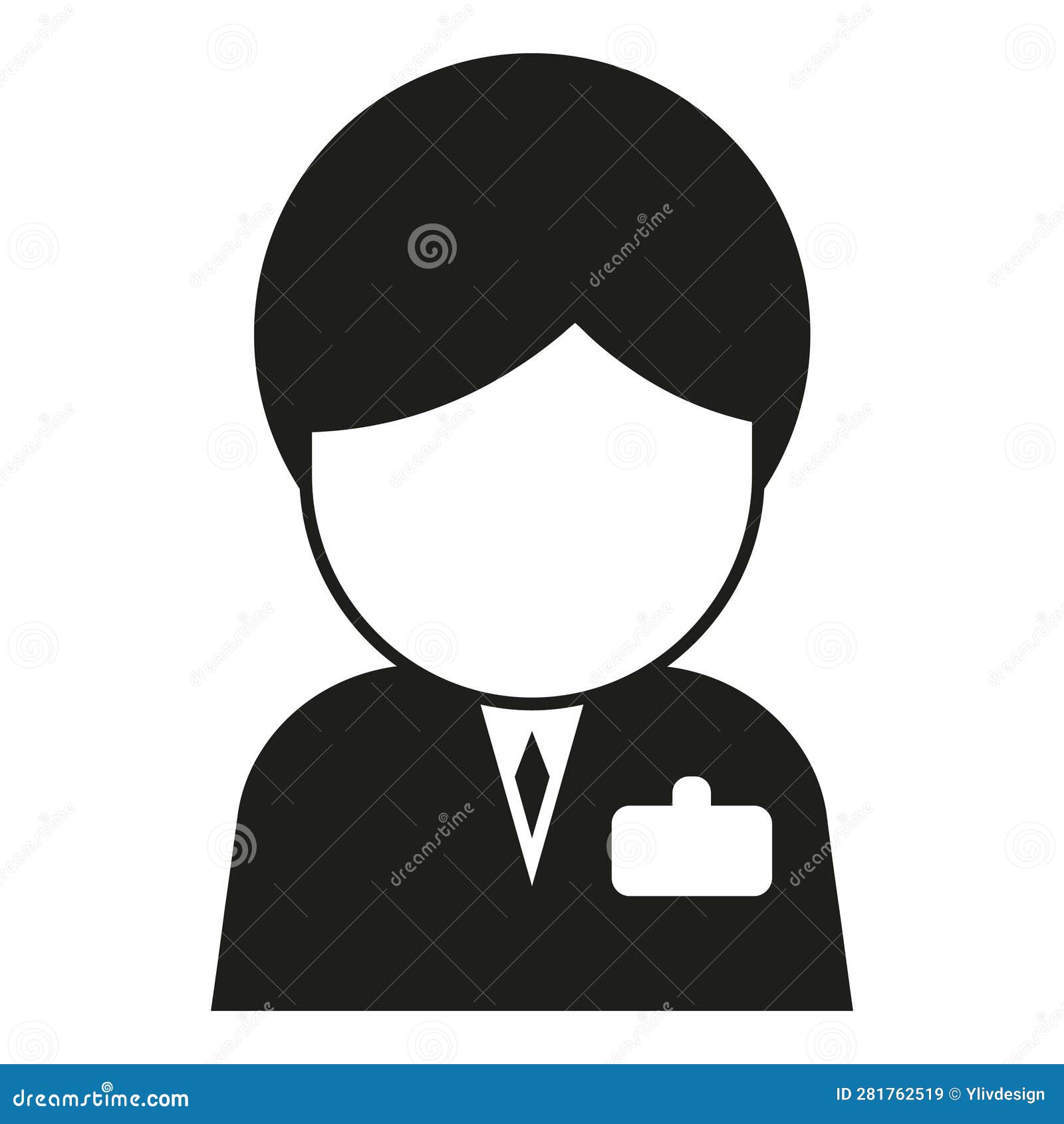 Office Manager Icon Simple Vector. Human Work Stock Vector ...