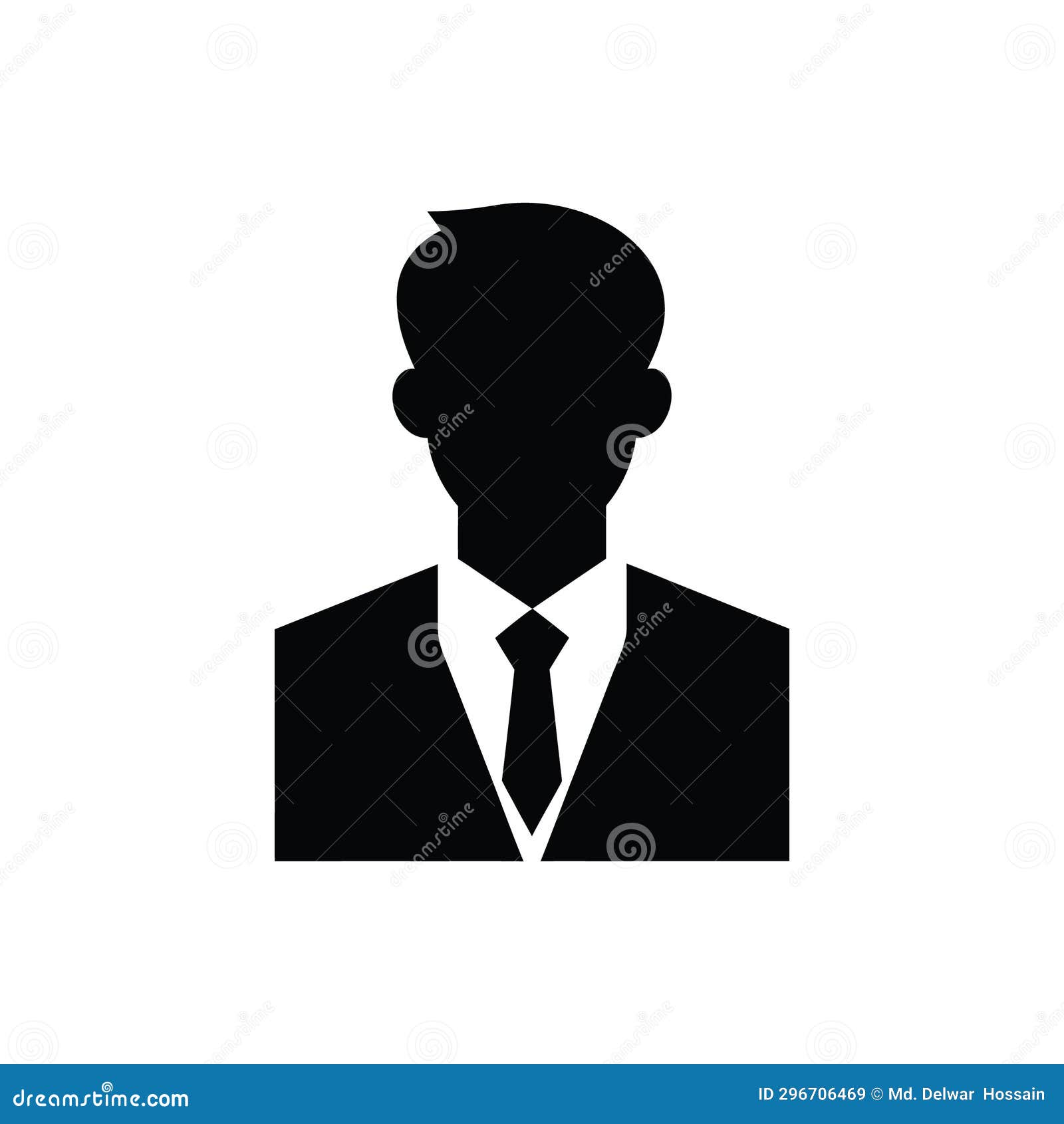 Office Manager Icon stock illustration. Illustration of manager - 296706469