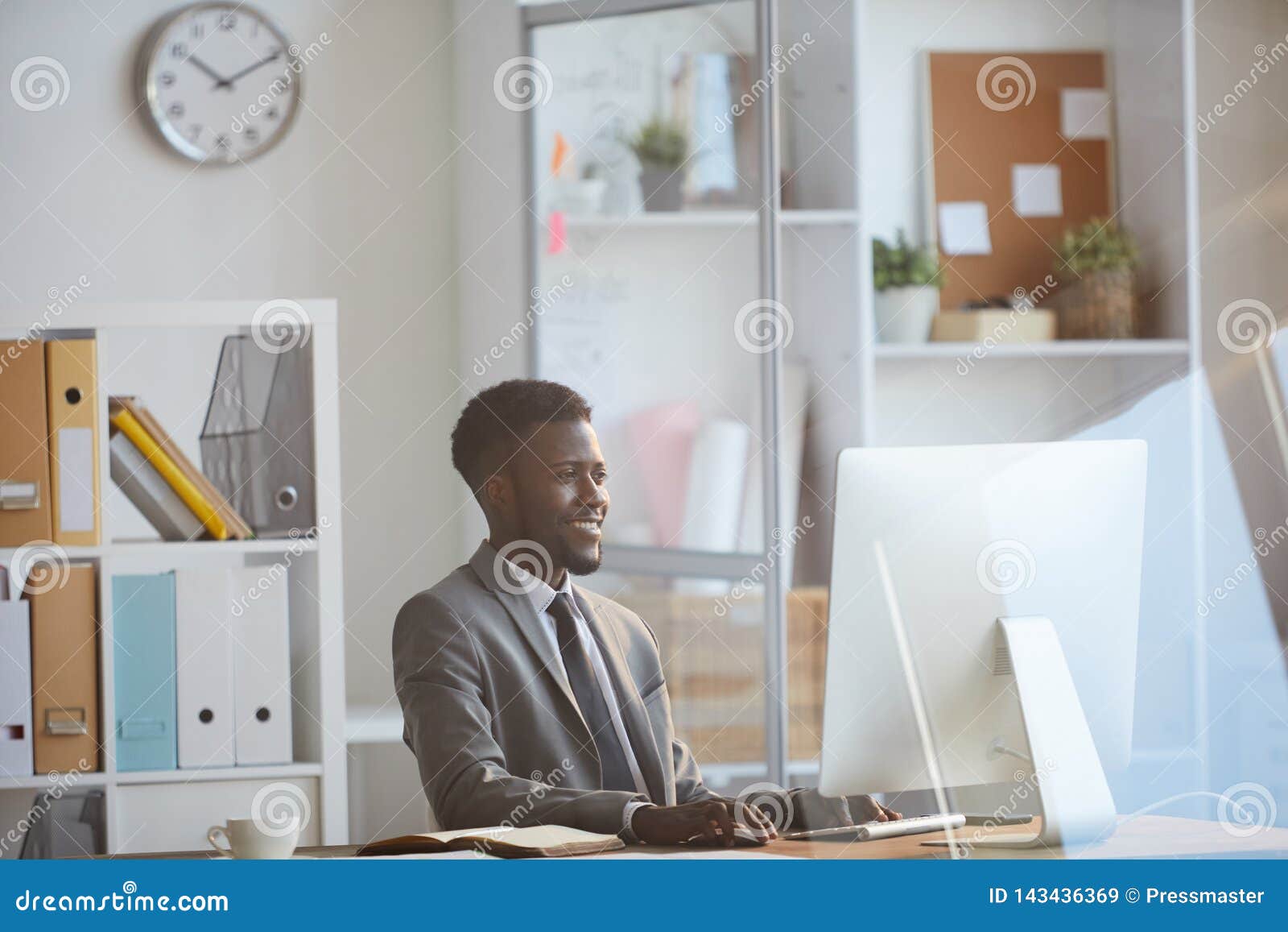 Office manager at work stock image. Image of occupation - 143436369