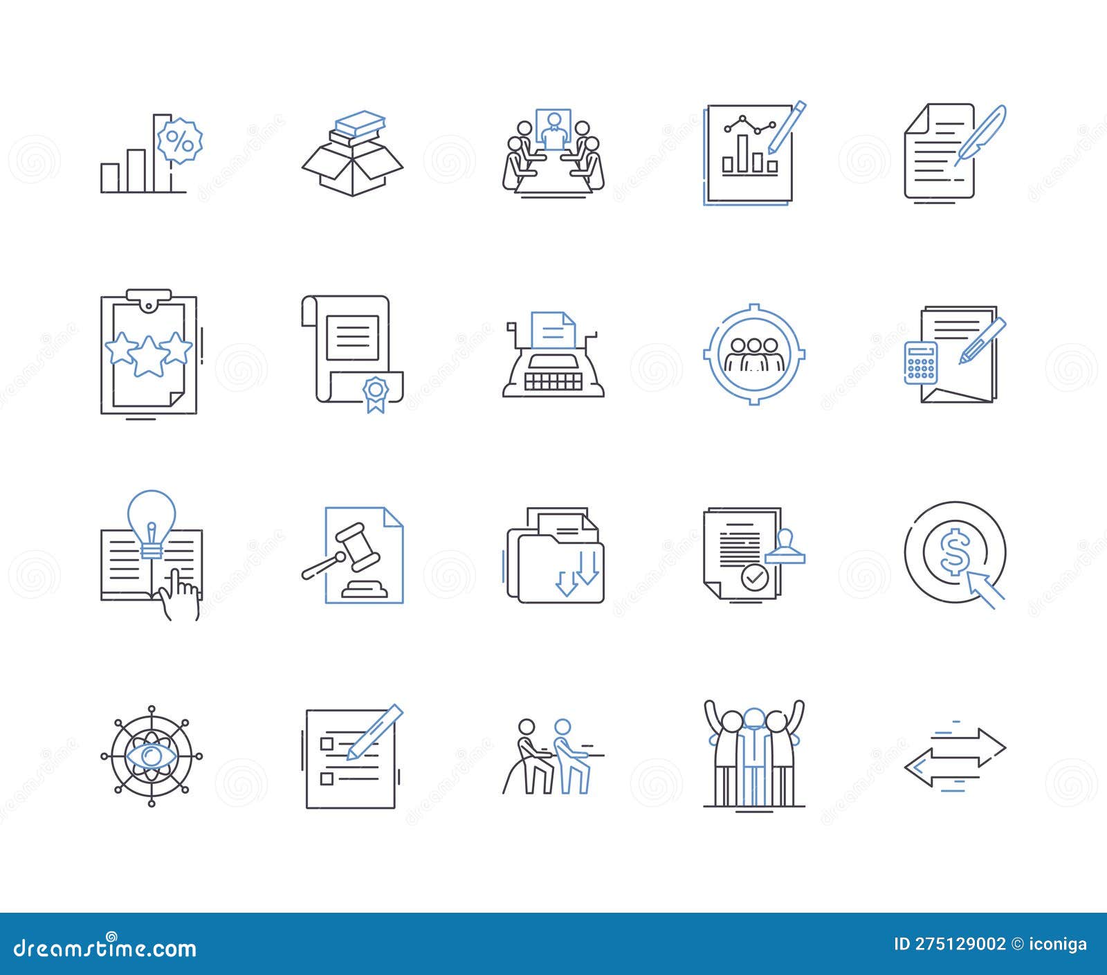 Managers Line Icons Collection. Authority, Leadership, Responsibility ... Managers Line Icons Collection. Authority, Leadership, Responsibility ...