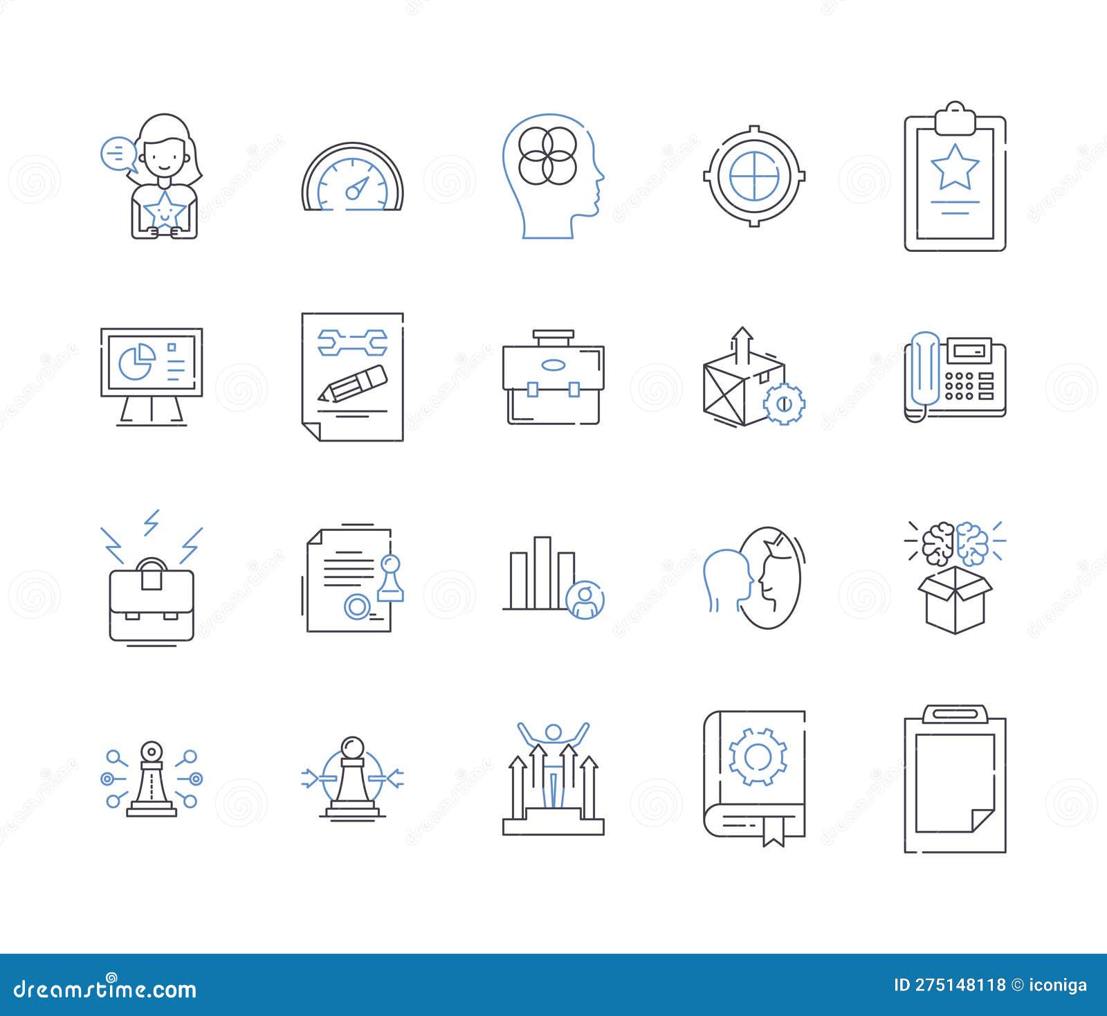 Managers Line Icons Collection. Authority, Leadership, Responsibility ... Managers Line Icons Collection. Authority, Leadership, Responsibility ...