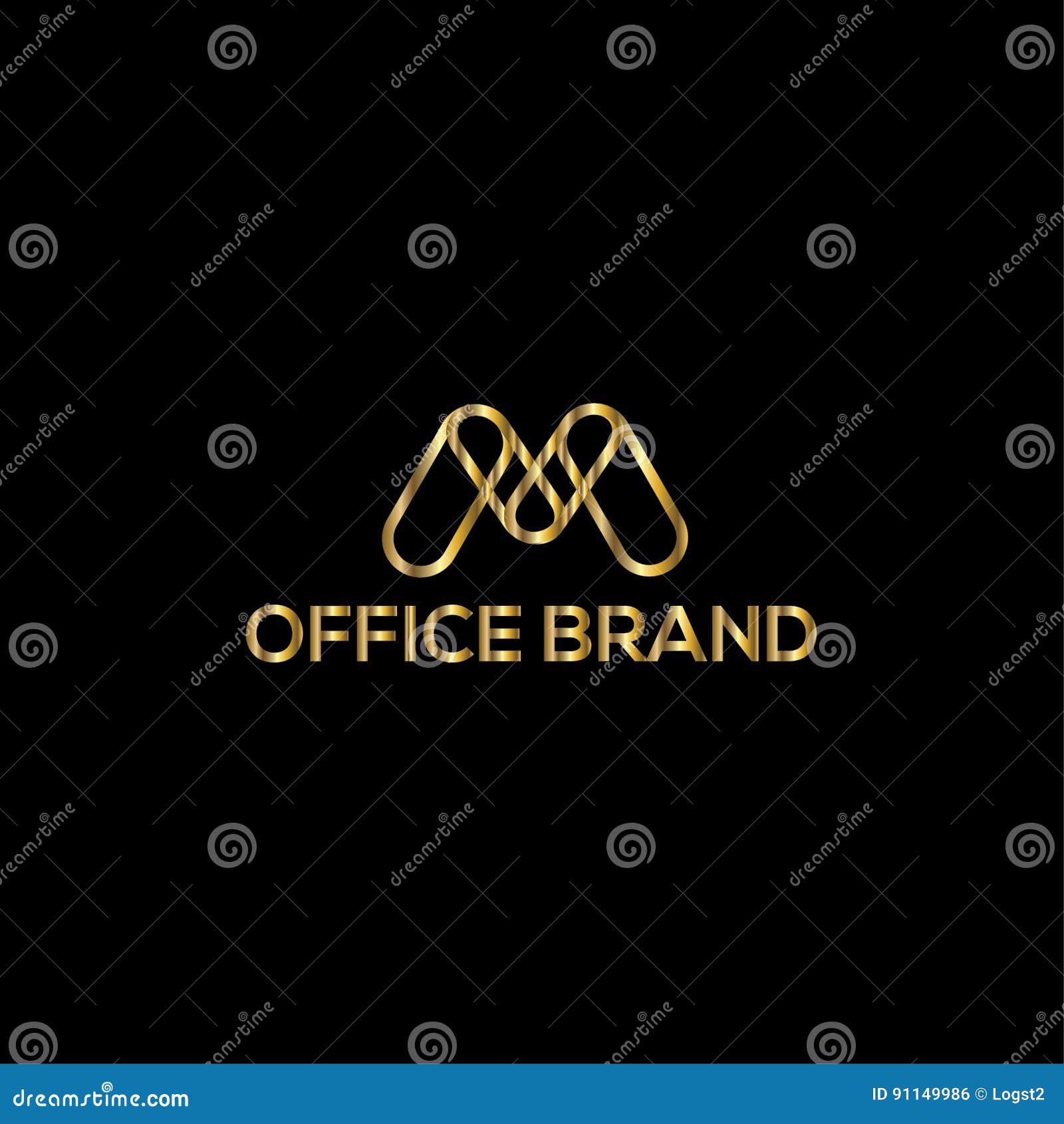 Office Materials Vector Logo Stock Vector - Illustration of graphic ...