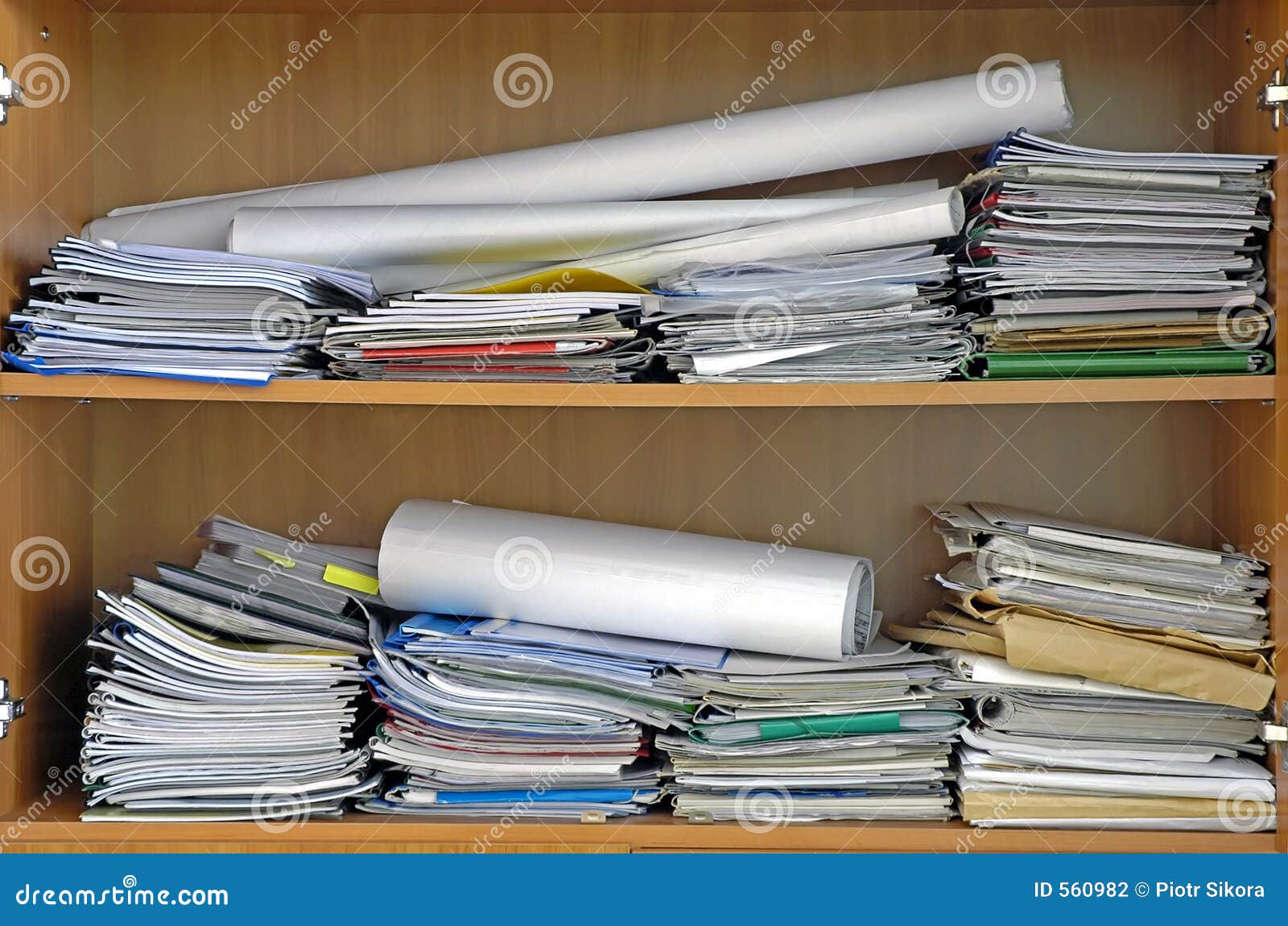 Office mess stock photo. Image of bookcase, exercise, files - 560982