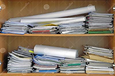 Office mess stock photo. Image of bookcase, exercise, files - 560982