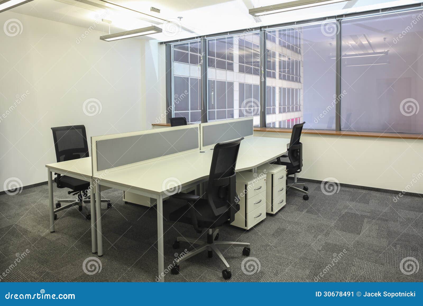 Office stock image. Image of indoors, rent, glass, architecture - 30678491