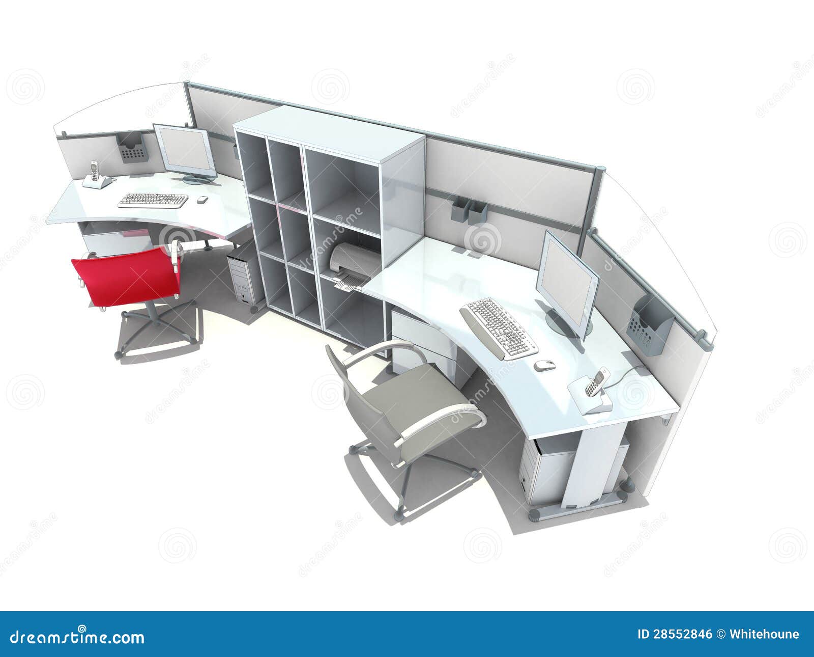 Office module stock illustration. Illustration of urban - 28552846