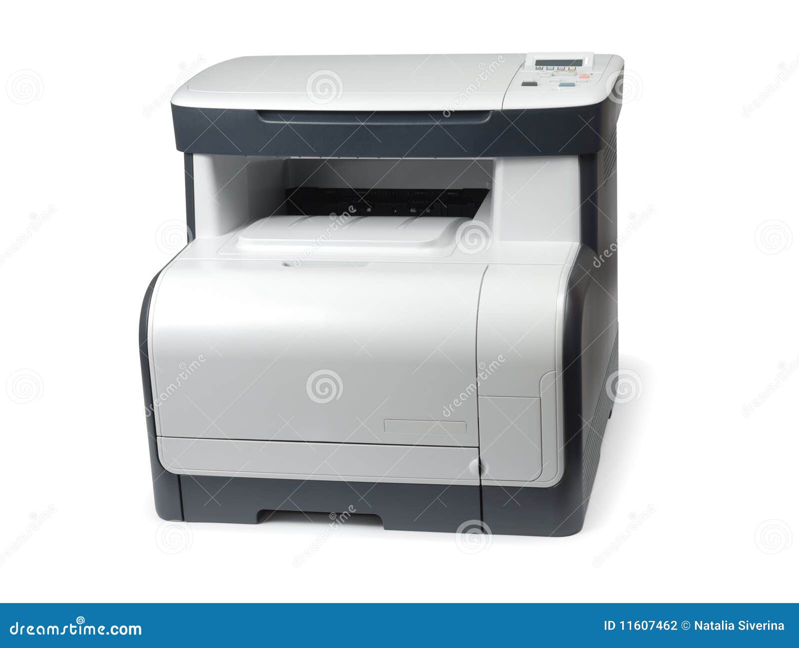 Office Multifunction Device Stock Photo - Image of paper, clipped: 11607462