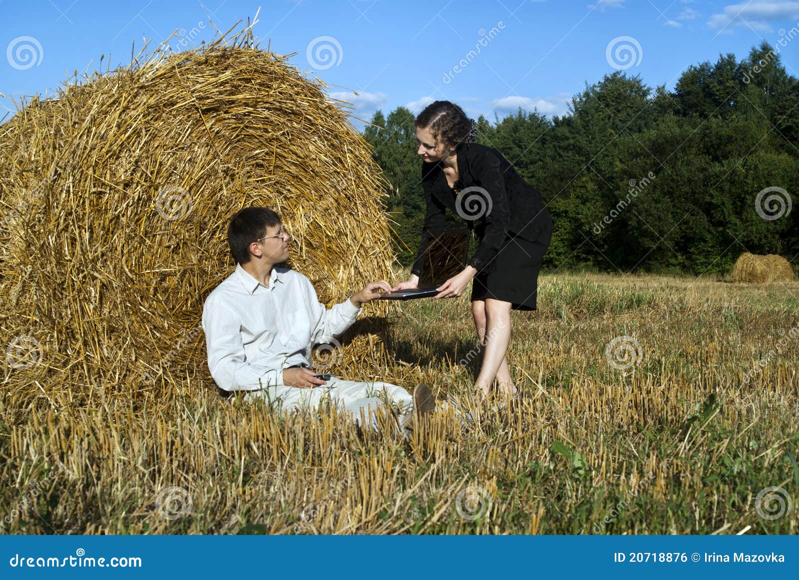 Office in nature stock photo. Image of creative, environment - 20718876