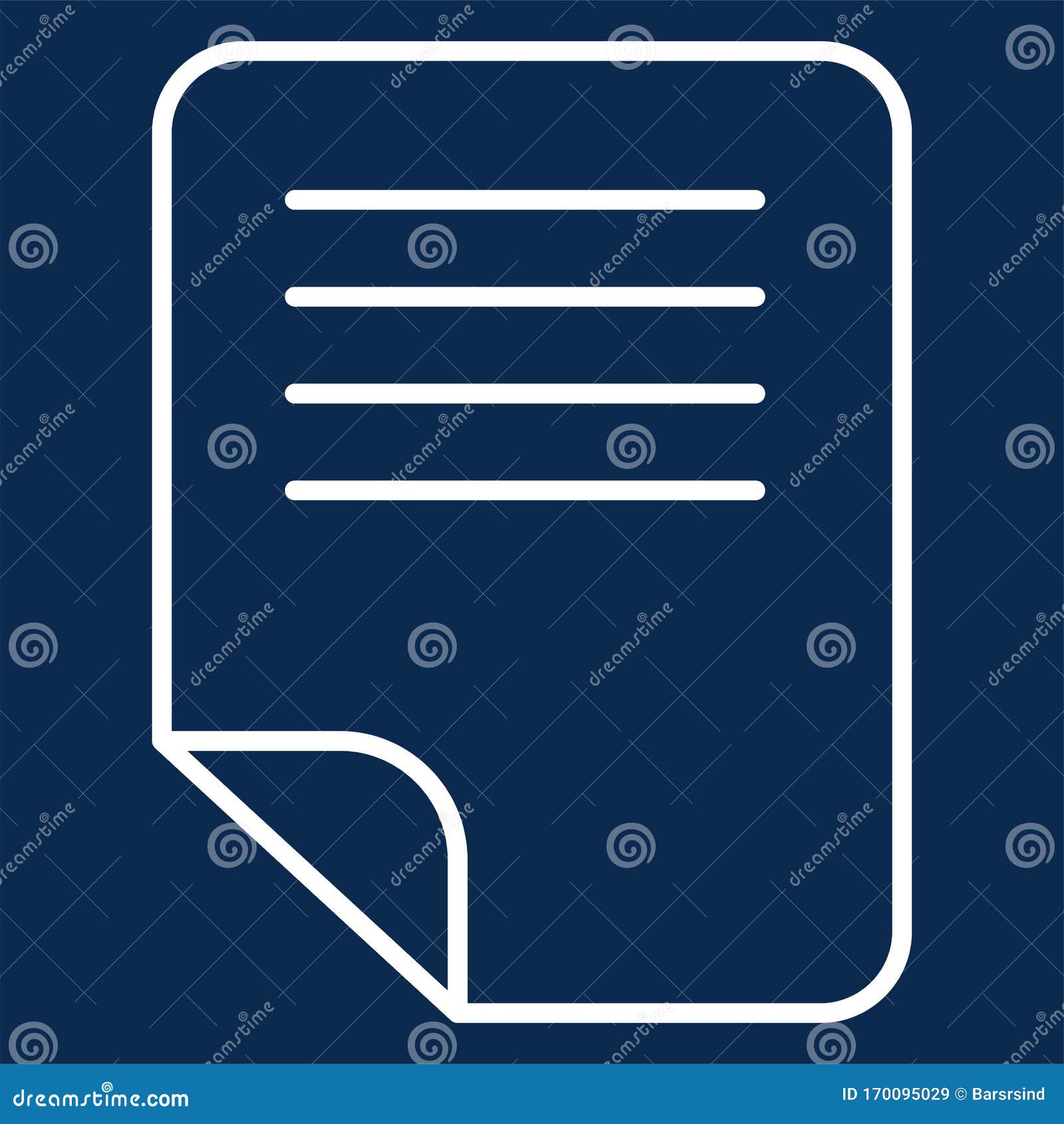 Office Notes Folder Monochrome Linear Icon Stock Illustration ...