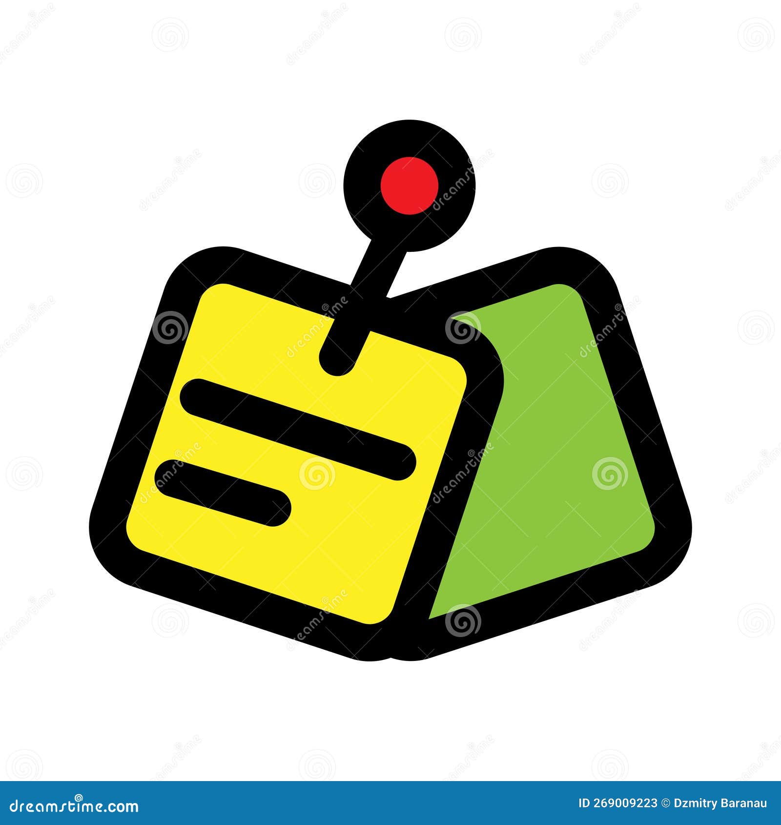 Office Notes Icon Line Isolated on White Background. Black Flat Thin ...