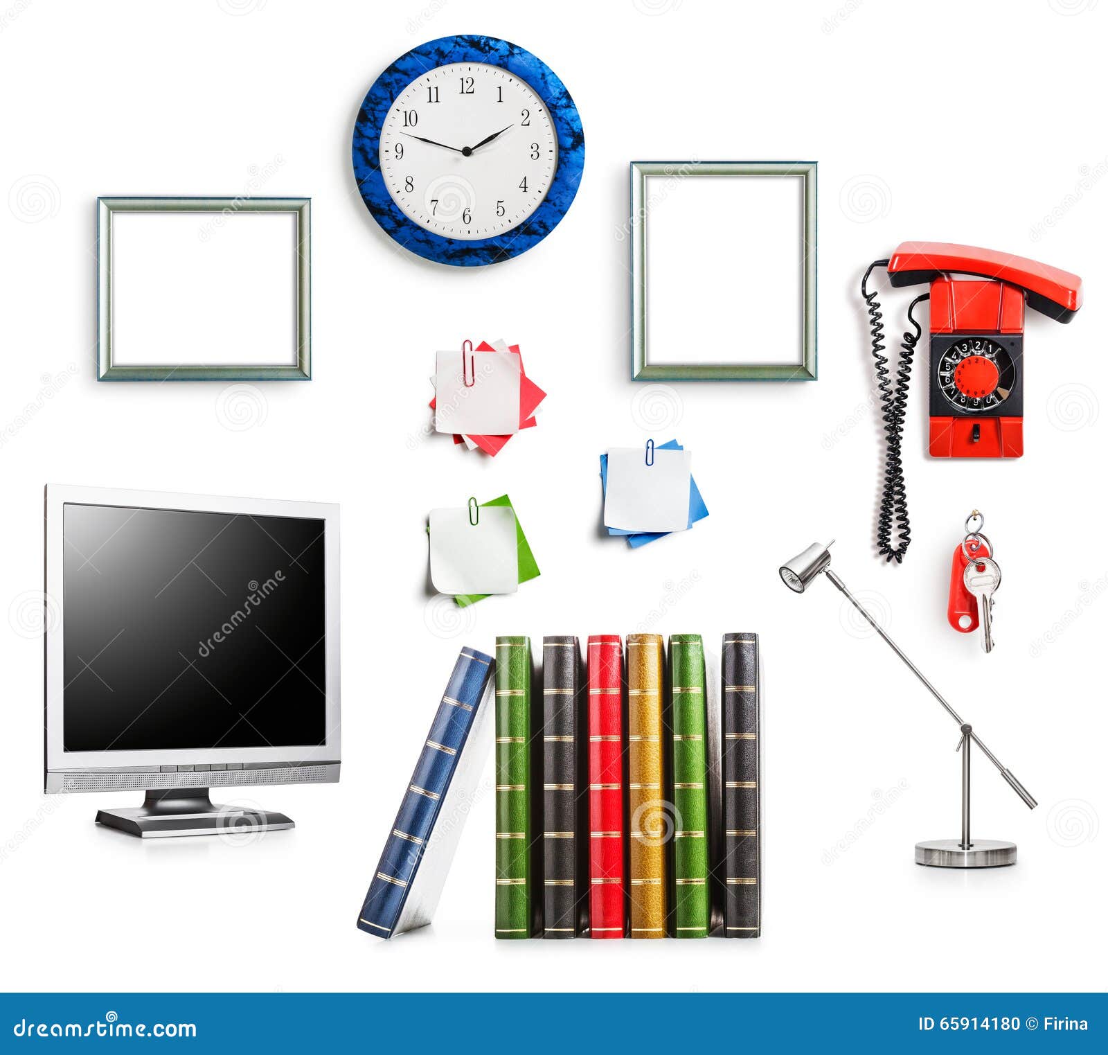 Office objects stock photo. Image of notepad, desk, frame - 65914180