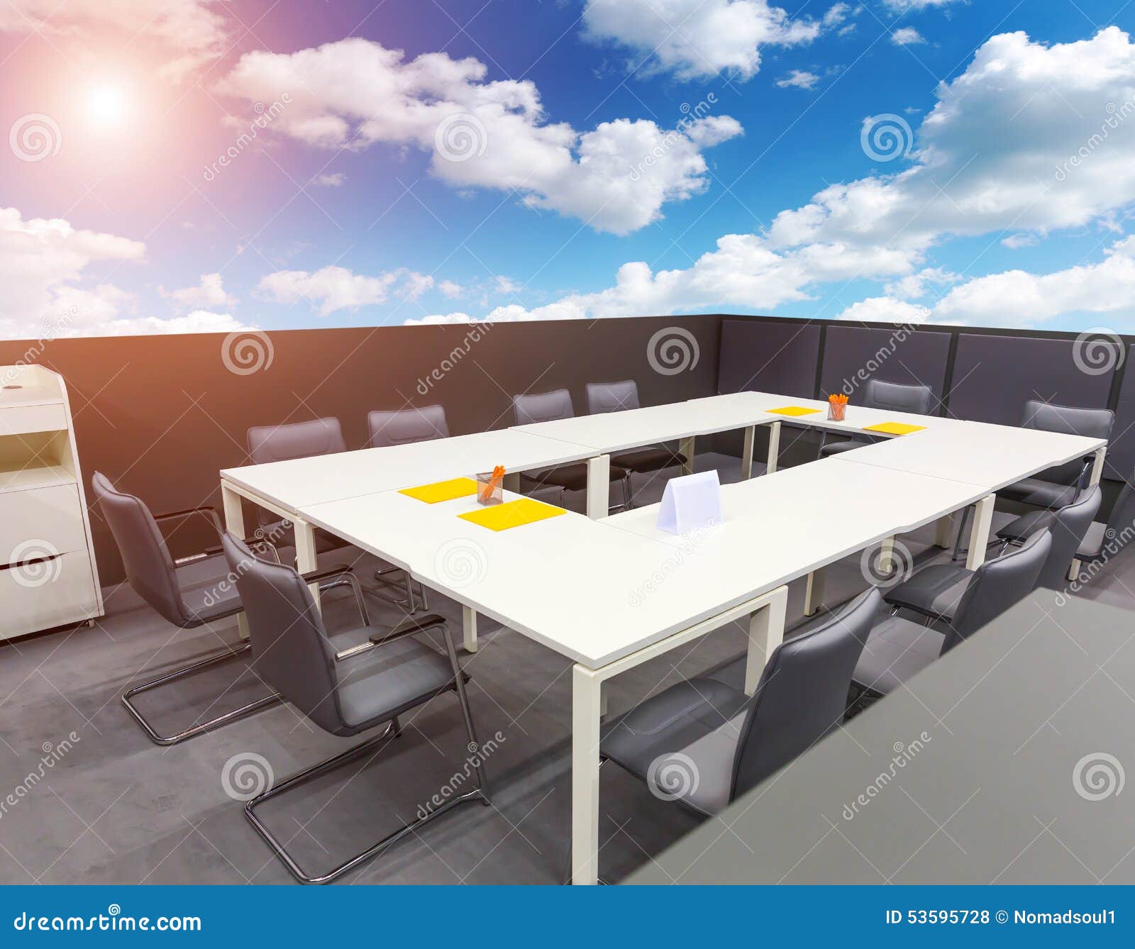 Office on open air stock photo. Image of meeting, office - 53595728