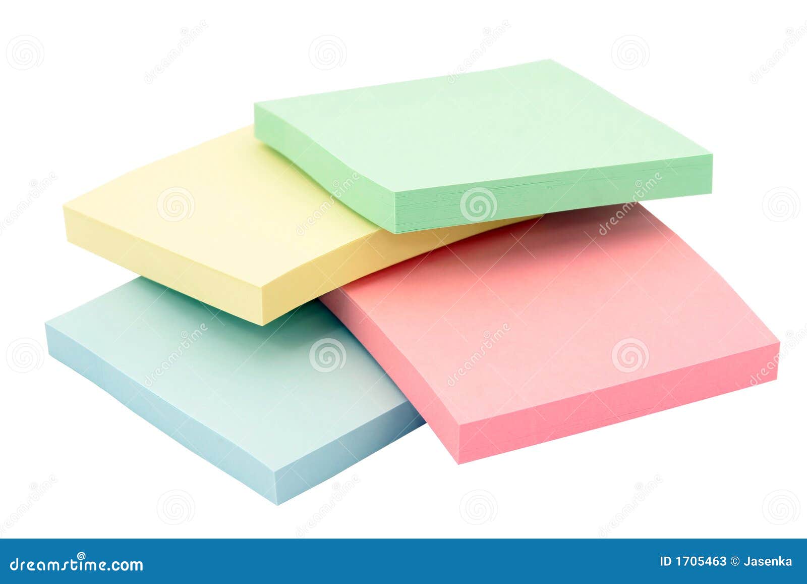 Office paper stock image. Image of clip, green, remember - 1705463