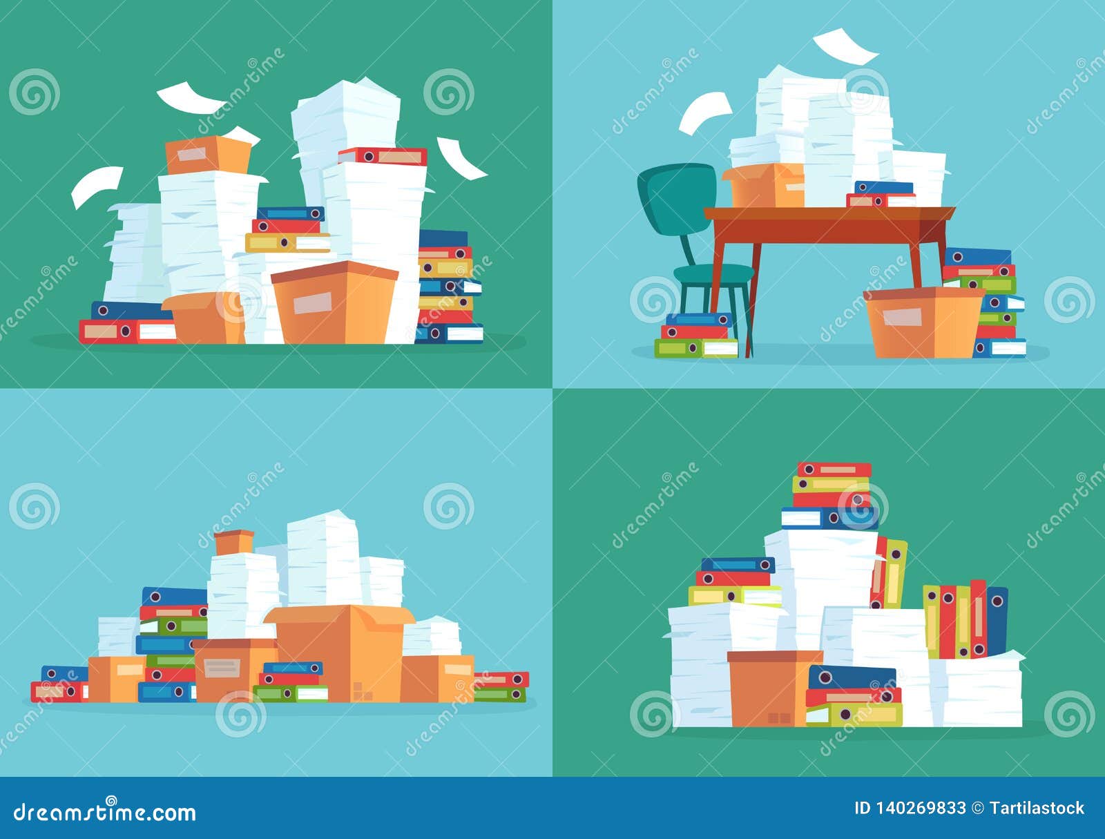 Paperwork Cartoon Stock Illustrations – 5,623 Paperwork Cartoon Stock ...