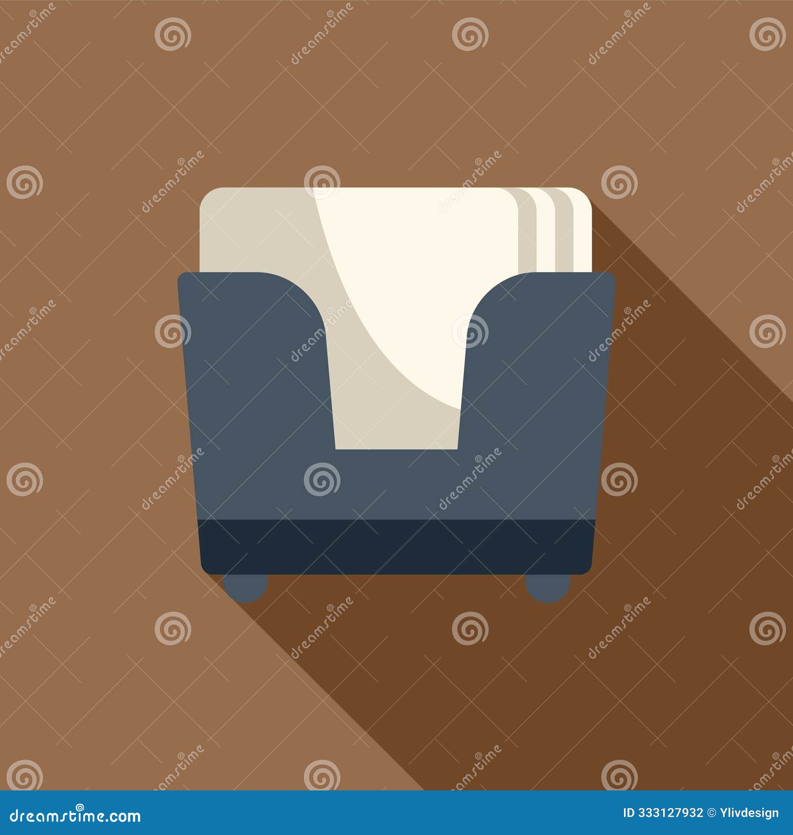 Office Paper Tray Holding Blank Sheets of Paper Icon Stock Illustration ...
