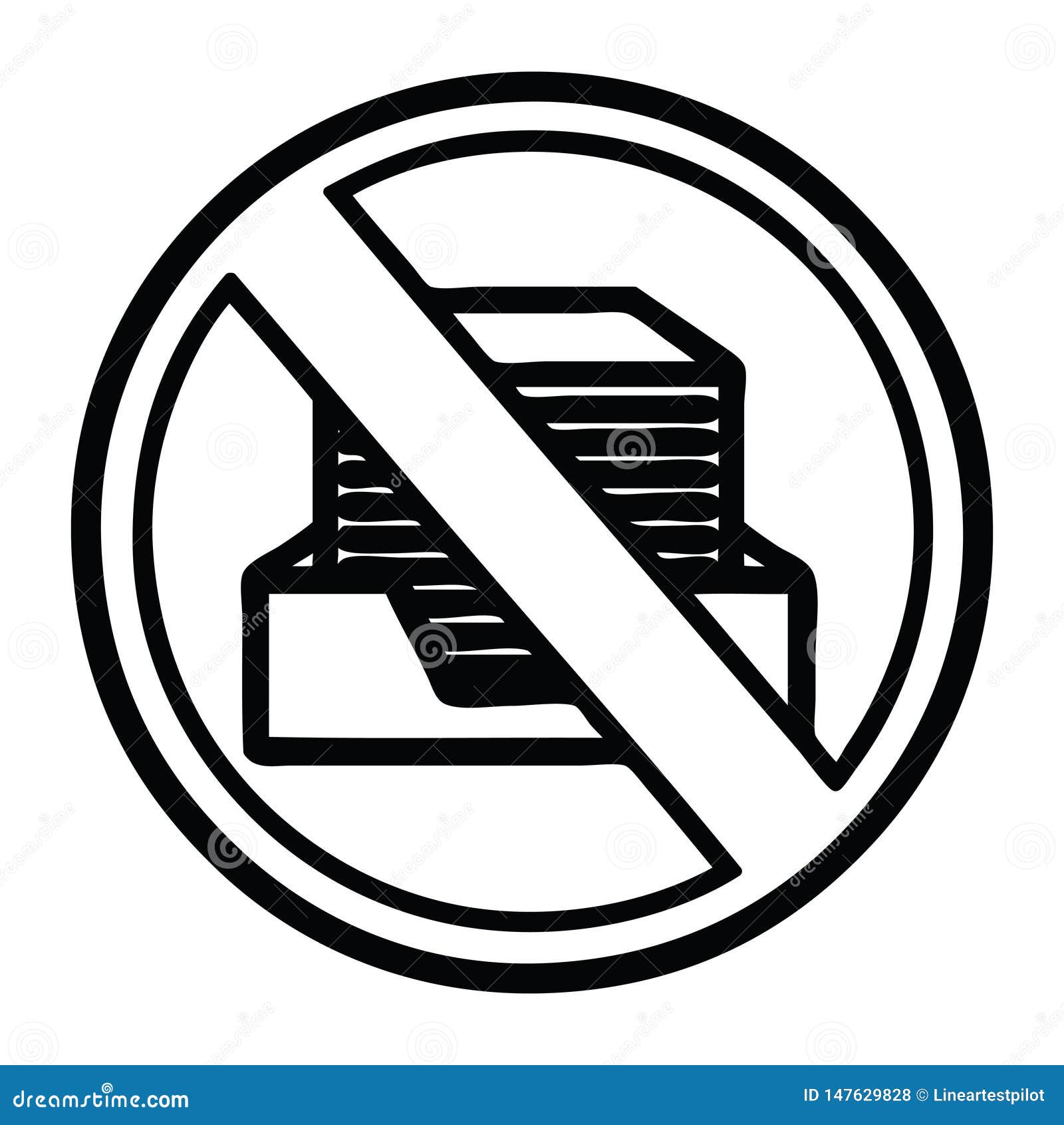 Office paperless icon stock vector. Illustration of paper - 147629828