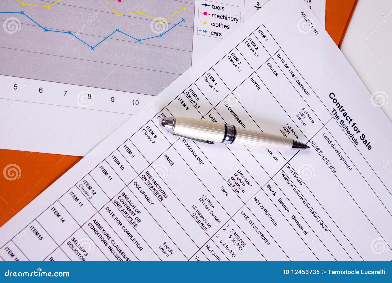 Office papers stock image. Image of budged, forecast - 12453735