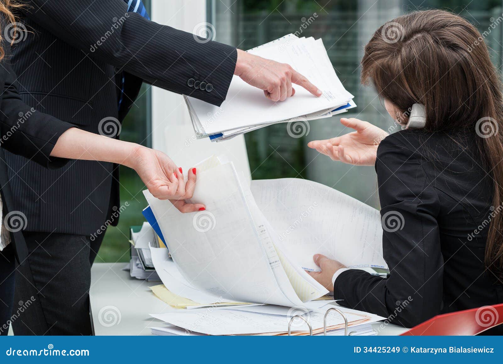 Office paperwork stock image. Image of file, businessman - 34425249