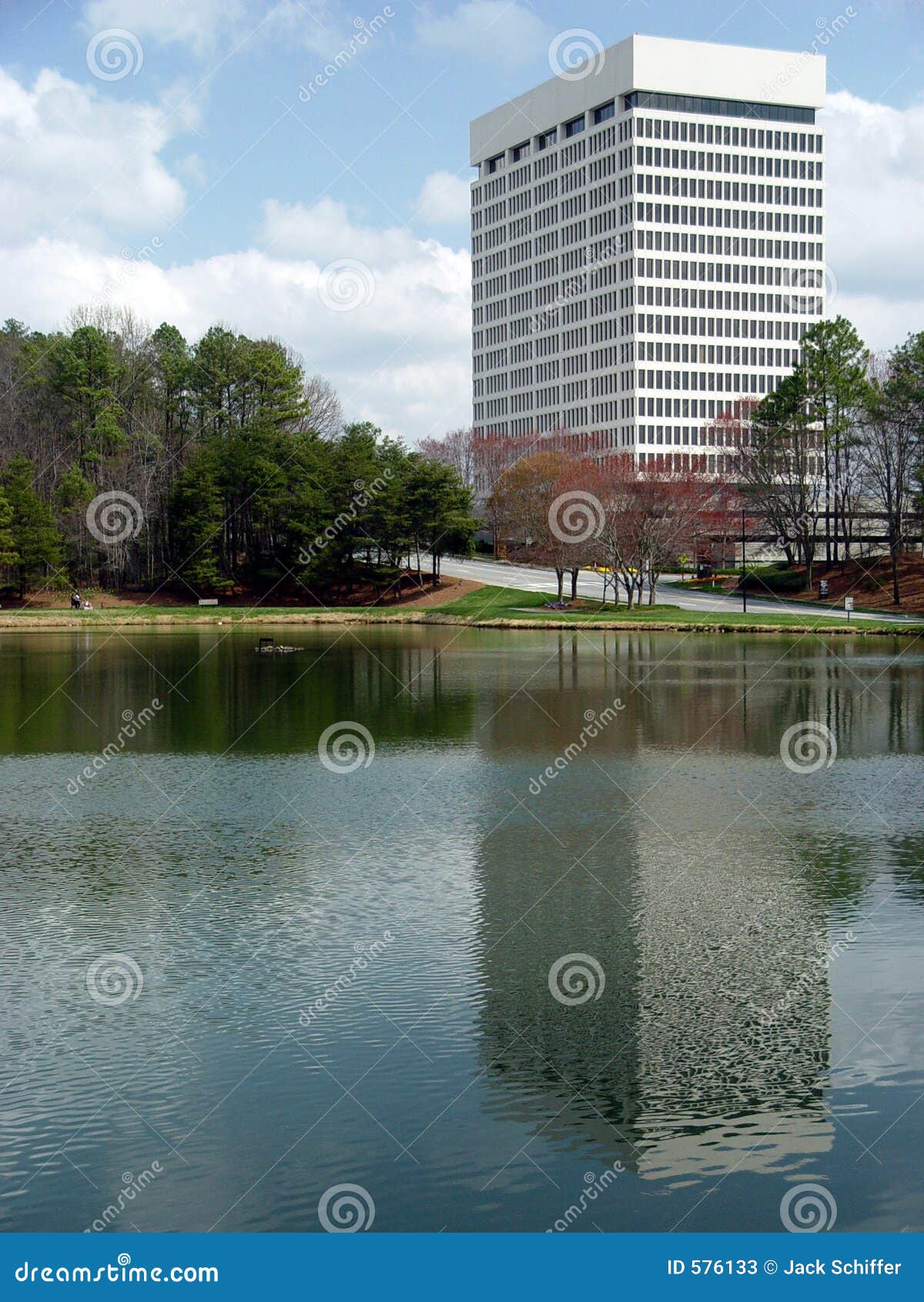 Office Park stock image. Image of clouds, park, office - 576133