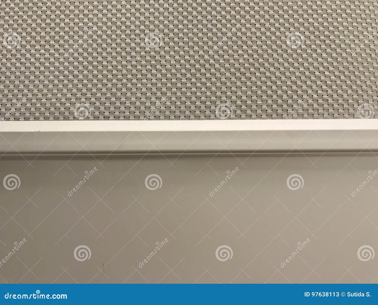 Office partition stock image. Image of drywall, fabric - 97638113