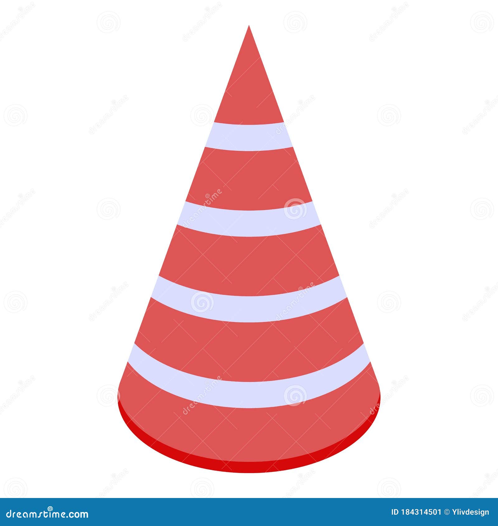 Office Party Head Cone Icon, Isometric Style Stock Vector ...