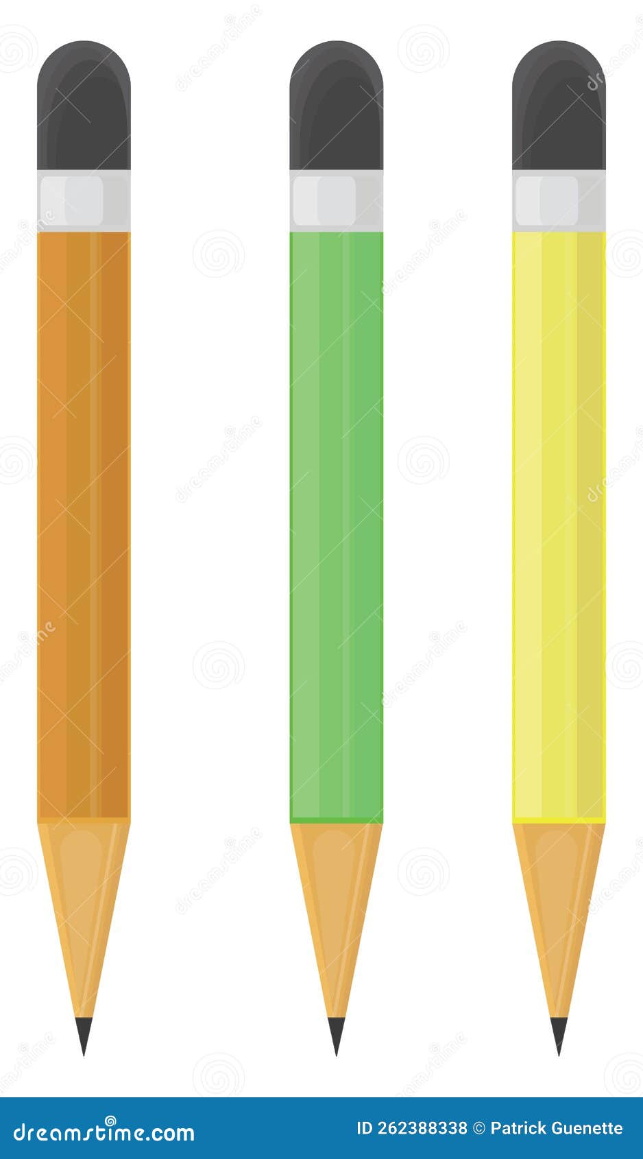 Office pens, icon stock vector. Illustration of closeup - 262388338