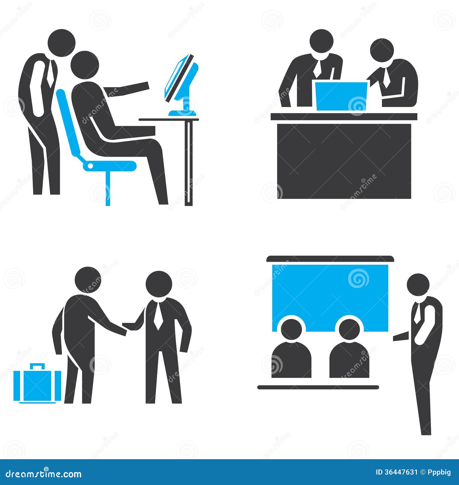 Office people stock illustration. Illustration of manage - 36447631