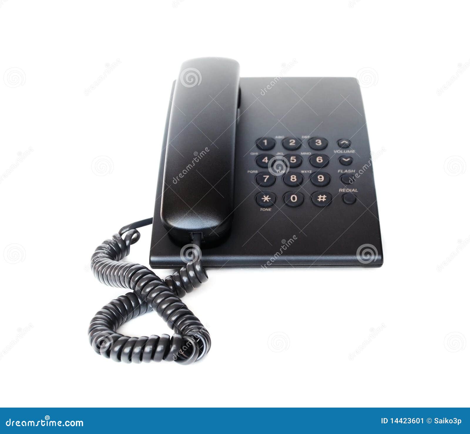 Office phone stock image. Image of landline, business - 14423601