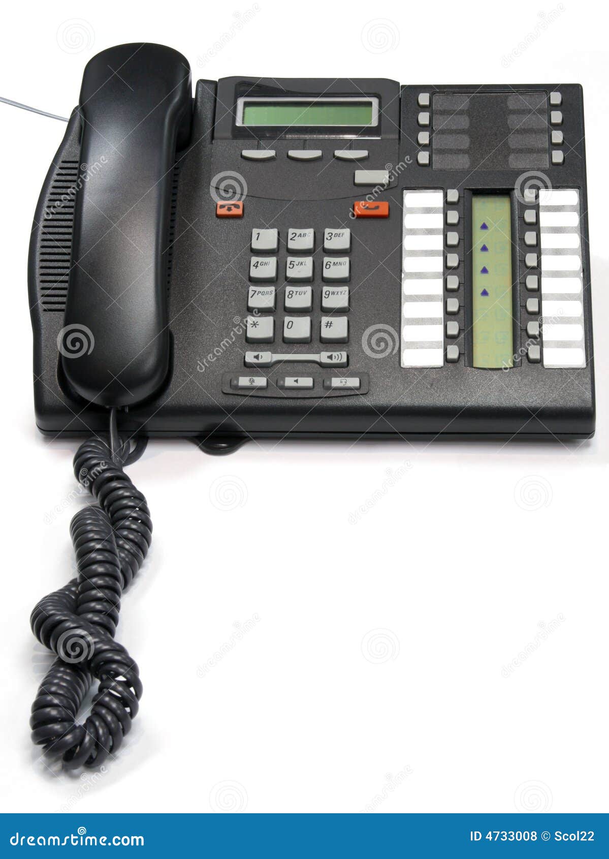 Office Phone stock photo. Image of call, lines, black - 4733008
