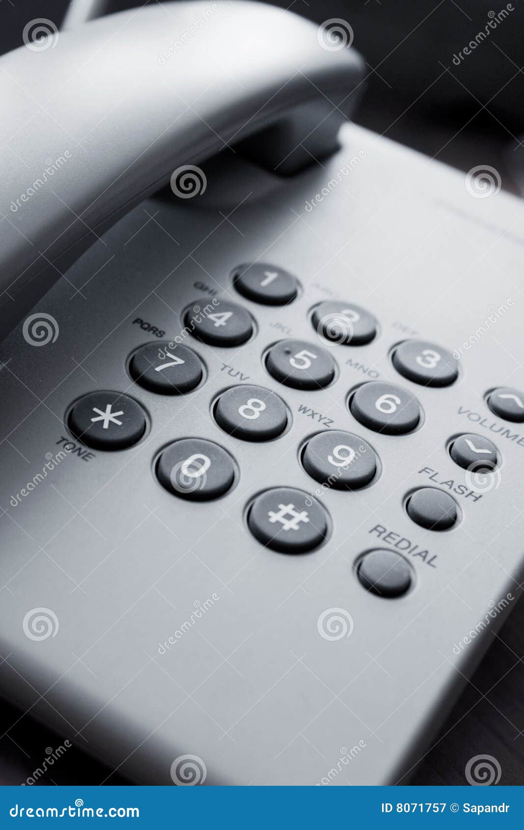 Office phone stock image. Image of numbers, equipment - 8071757