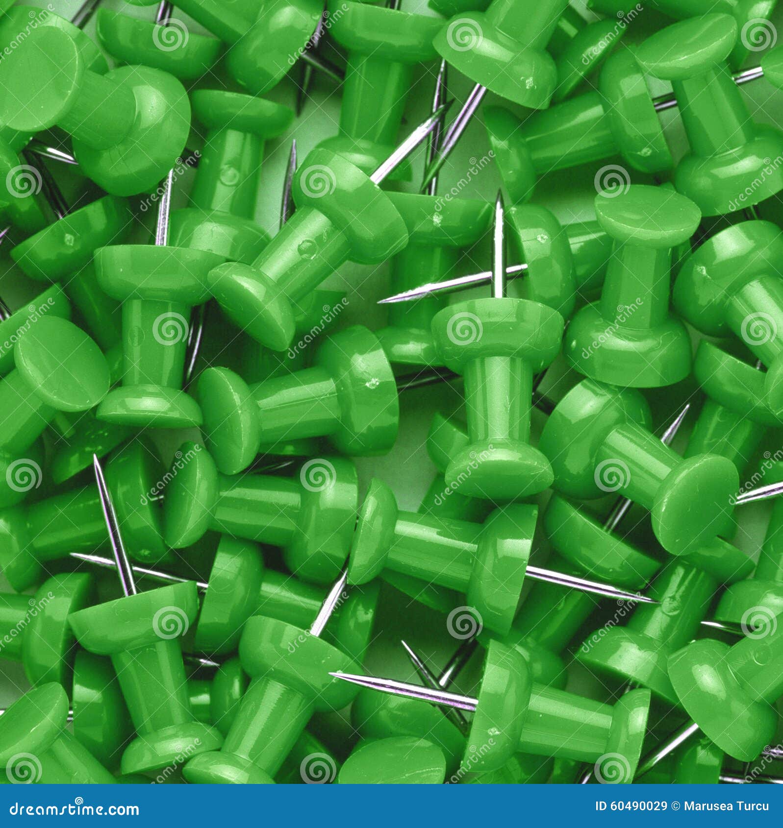 Office Pins stock image. Image of thumbtack, office, green - 60490029