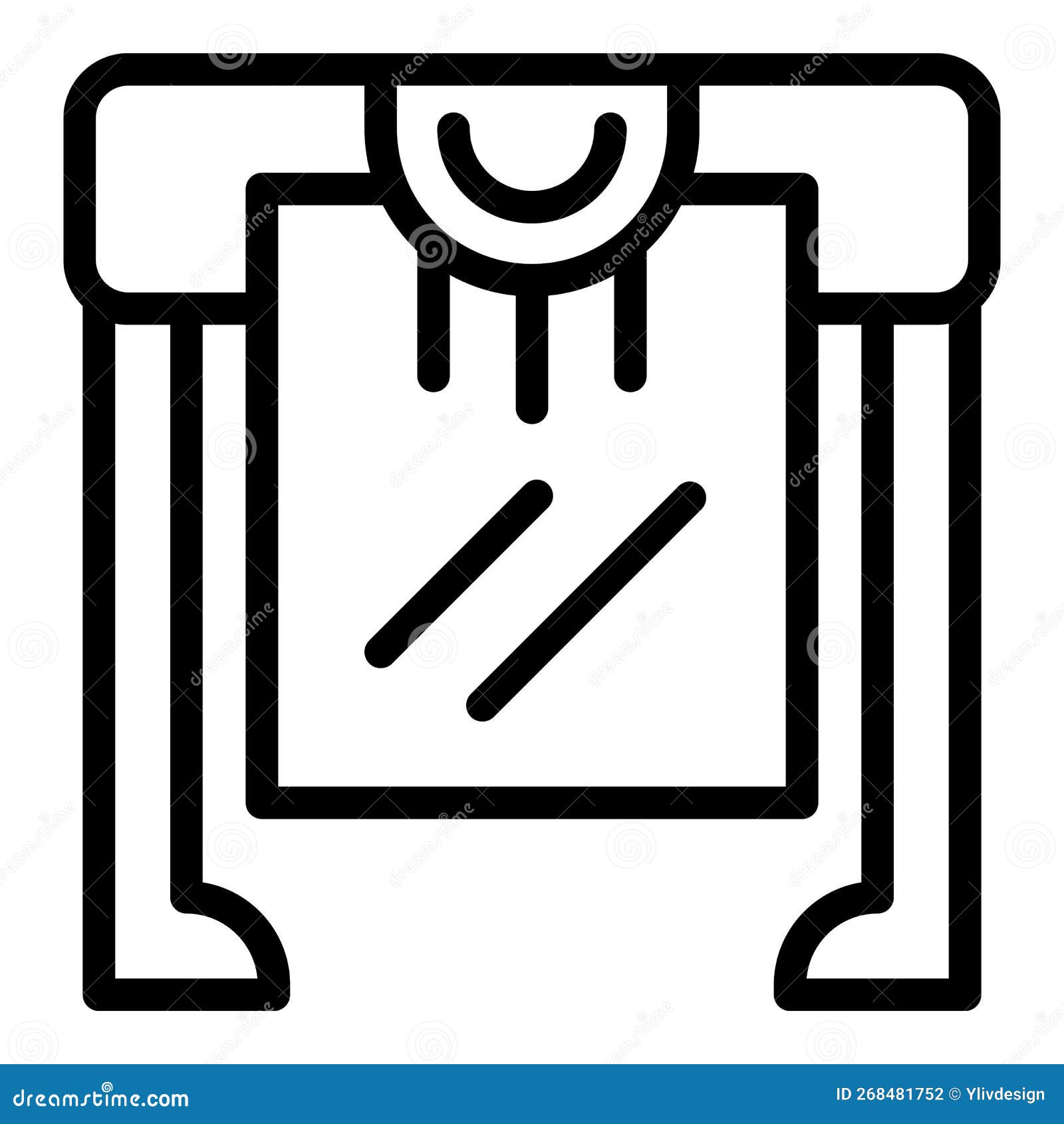 Office Plotter Icon Outline Vector. Printer Machine Stock Vector ...
